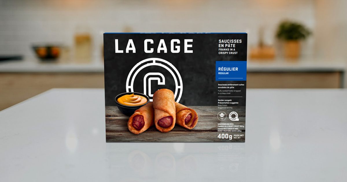 Franks in a crispy crust | La Cage - Brasserie sportive